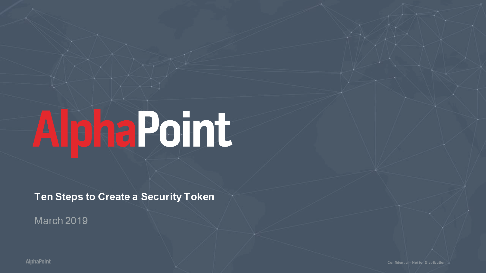 Ten Steps to Create a Security Token - AlphaPoint