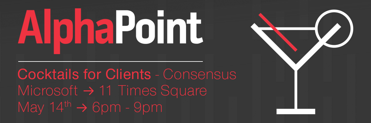 Cocktails for Clients - Consensus After Party - AlphaPoint