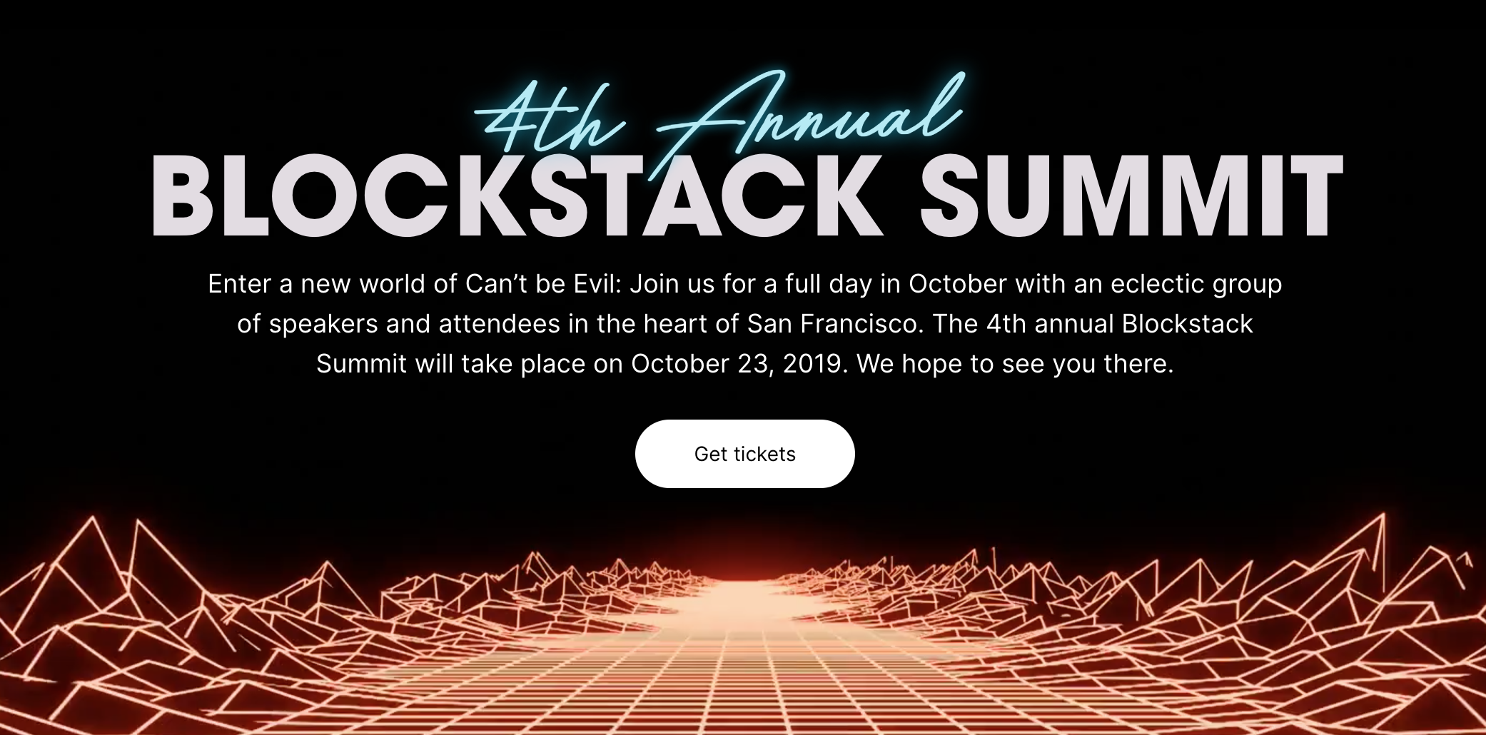 Blockstack Summit 2019 - AlphaPoint