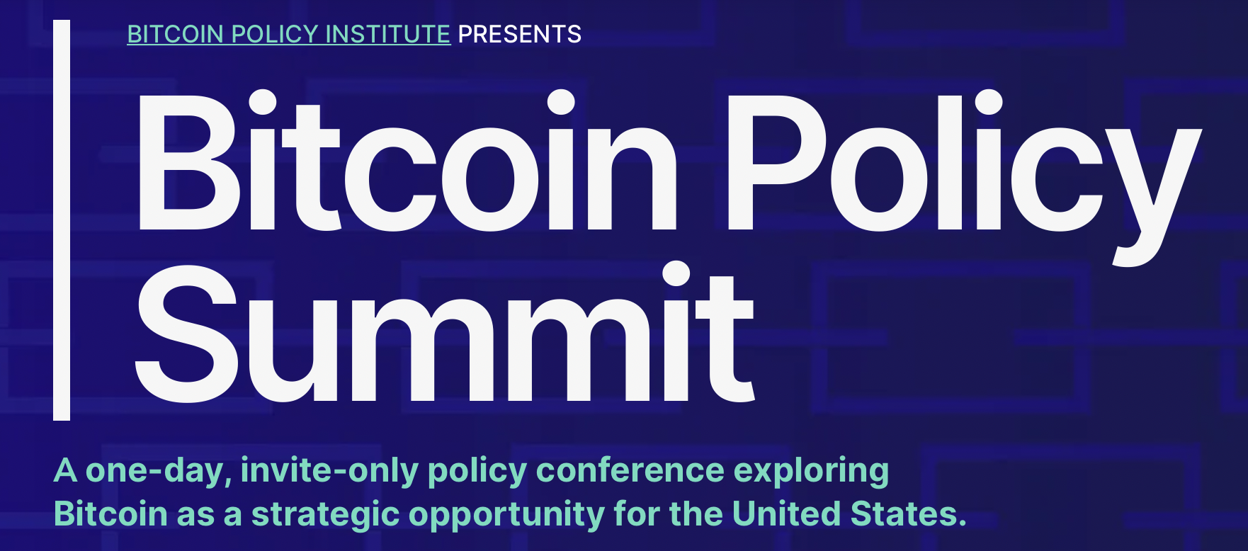 Bitcoin Policy Summit - AlphaPoint